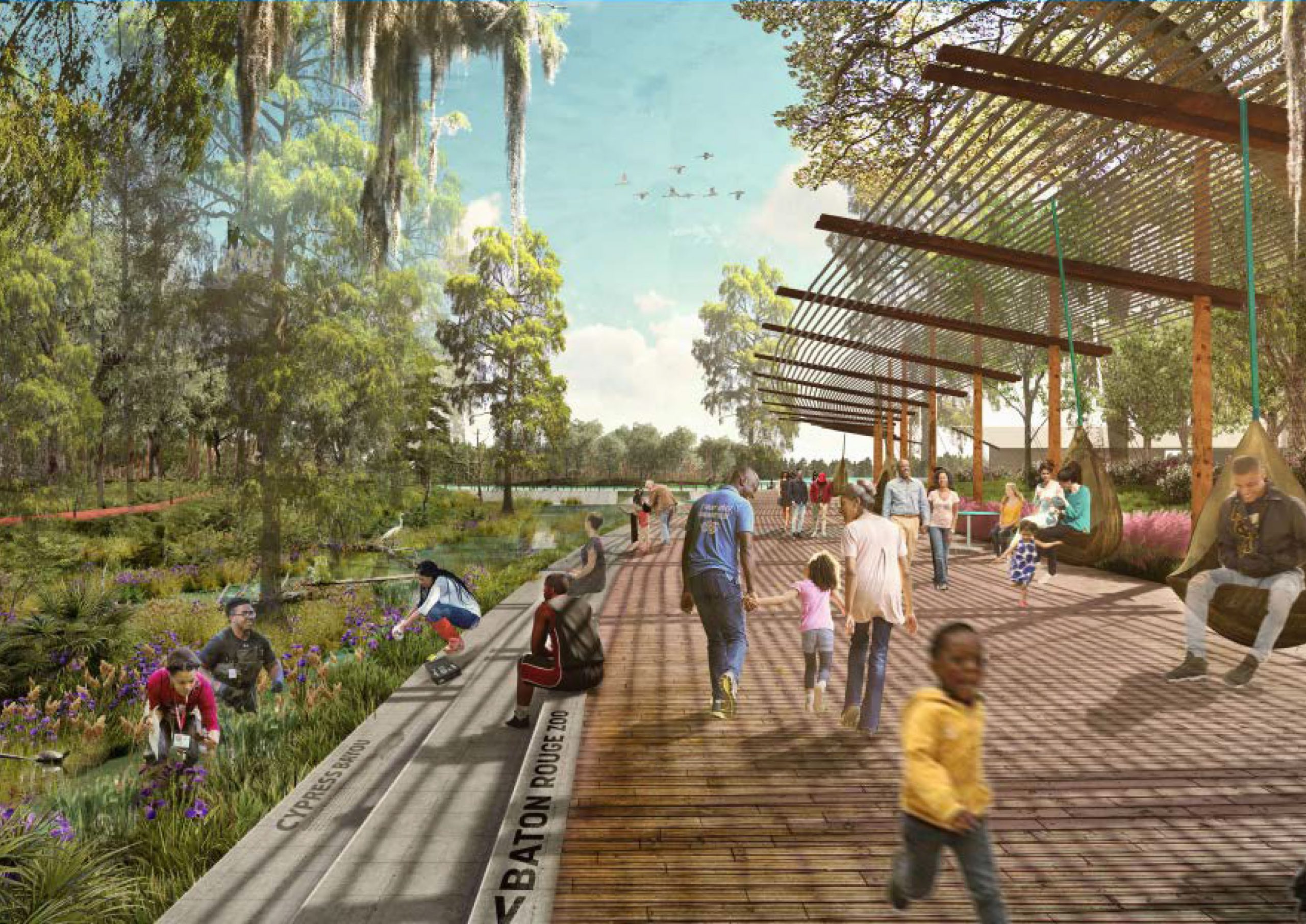 Bayou Promenade - Greenwood Community Park and Baton Rouge Zoo